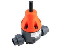 China Water Back Pressure PVDF Diaphragm Valve Anticorrosive With Regulator for sale