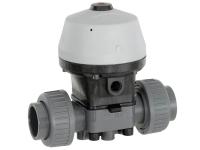 China Thermoplastic Plastic Diaphragm Valves Multipurpose Acid Resistant for sale