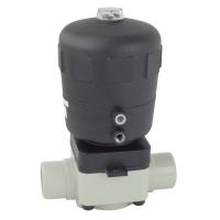 China Practical Hygienic Diaphragm Valve , Alkali Resistant Water Flow Control Valve for sale