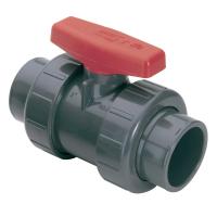 China ASTM Practical True Union Ball Valve UPVC Anticorrosive Stable for sale