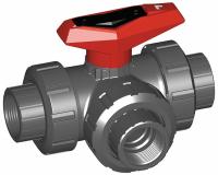China Durable Stable PVC Union Ball Valve , UV Resistant True Union Gate Valve for sale