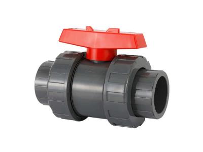 China Durable Nontoxic 2 Inch Union Ball Valve , Multiscene PVC Ball Valve Union Type for sale