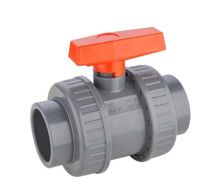 China Multipurpose Plastic Union Ball Valve Nontoxic Portable Alkali Resistant for sale