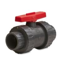China Practical Double True Union Ball Valve Chemical Resistant Nontoxic for sale