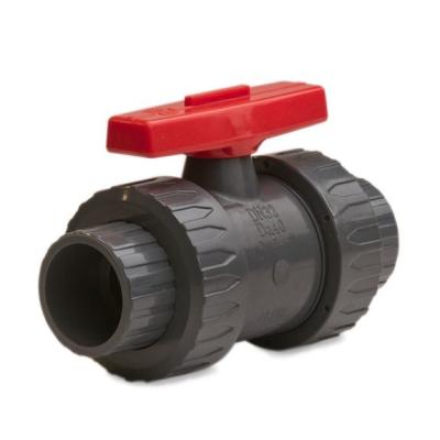 China Practical Double True Union Ball Valve Chemical Resistant Nontoxic for sale