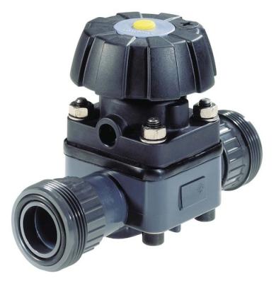 China Diameter 8mm Soft Tube Pneumatic Diaphragm Valve Back Pressure For Metering Pump for sale