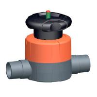 China Stable Anticorrosive Diaphragm Valve PVC , Double True Union Diaphragm Valve for sale