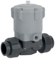 China Socket Union Check Plastic Diaphragm Valve Gas Media Manual Electric for sale