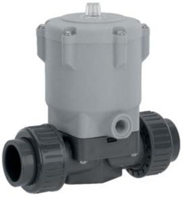 China Socket Union Check Plastic Diaphragm Valve Gas Media Manual Electric for sale