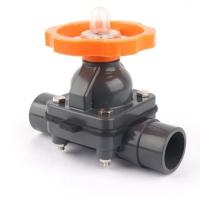 China Pneumatic UPVC Double Diaphragm Valve , Multifunctional EPDM Diaphragm Valve for sale