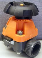 China Manual Weir Type Industrial Diaphragm Valve Acid Resistant Durable for sale