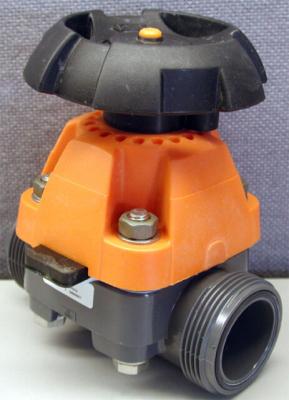 China Manual Weir Type Industrial Diaphragm Valve Acid Resistant Durable for sale