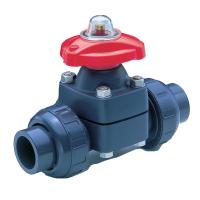 China Lightweight Industrial Diaphragm Valve Alkali Resistant With UPVC Socket for sale