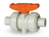 China Anti Abrasion PVDF True Union Ball Valve Leak Proof UV Resistant for sale