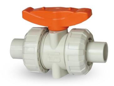 China Anti Abrasion PVDF True Union Ball Valve Leak Proof UV Resistant for sale