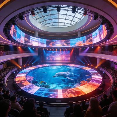 China FLEX Series Creative LED Display Screen P1.9 Fine Pitch 178 Degree Viewing Angle for Retail Mall Advertising for sale