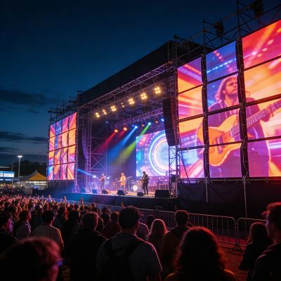 China LP DISPLAY LA Series Rental SMD LED Screen 1500-2000 Nits Adjustable Brightness for Stage Advertising for sale