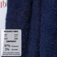 China 280gsm Heavyweight Fleece Fabric For Winter Garment Lining Bathrobe Towel Dress Blanket for sale