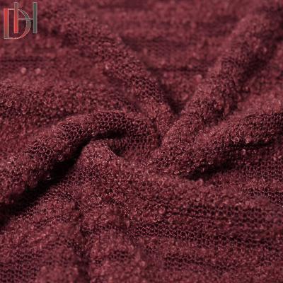 China Customized Knitted Tricot 380g Polar Fleece Garment Textile Upholstery Lining Curtain Baby Safe Fabric for sale