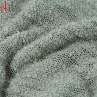 China OEM Customized Garment Short Fiber Tricot Knitted Windproof Fleece Fabric for sale