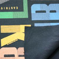 China Breathable Logo Custom Printing Fabric 100% Polyester Tricot Fabric for sale