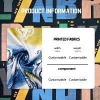 China Breathable Logo Custom Printing Fabric 100% Polyester Tricot Fabric for sale