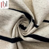 China 88% Cotton 12% Linen Fabric High End Jersey Knitted Fabric 220gsm for sale