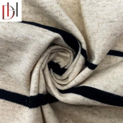 China 88% Cotton 12% Linen Fabric High End Jersey Knitted Fabric 220gsm for sale