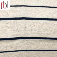 China 88% Cotton 12% Linen Fabric High End Jersey Knitted Fabric 220gsm for sale