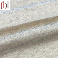 China High Quality Fabric 86.5% Cotton 12% Linen 1.5% Silk Linen Fabric Wholesale Striped Fabric for sale