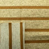 China Organic Stripe Linen Fabric 22% Linen 78% Cotton Knitted Tweed Fabric for sale