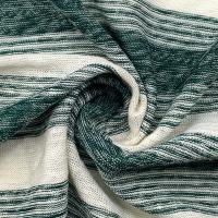 China High End Striped Clothing Linen Fabric 50% Linen 50% Polyester Luxury Chenille Fabric for sale