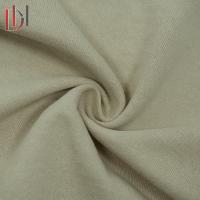 China Khaki Brown 100% Cotton Hoodie Fabric 410gsm For Winter Spring Sportswear for sale