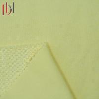 China Customizable Premium Quality 100% Cotton Hoodie Fabric Yellow in Color Direct Factory Supply for sale