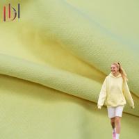 China Customizable Premium Quality 100% Cotton Hoodie Fabric Yellow in Color Direct Factory Supply for sale