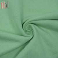 China 100% Cotton Fabric Green French Sheepskin Premium Cotton Material Winter Spring Sportswear Cotton Hoodie Fabric for sale