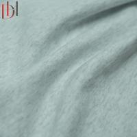 China Unisex Fleece Hoodie Fabric 100% Organic Plain Dyed Cotton Fabric Medium Weight 380gsm for sale