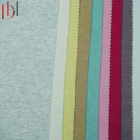 China Organic Knitted French Terry Fleece Fabric 380gsm 185cm Circle Pattern Woolen Fabric for sale