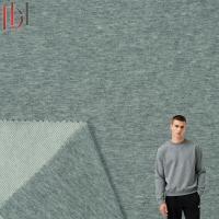 China Customized Tricot Hoodie Fabric Sweatshirt Soft Organic Knitted Jersey Fabric for sale