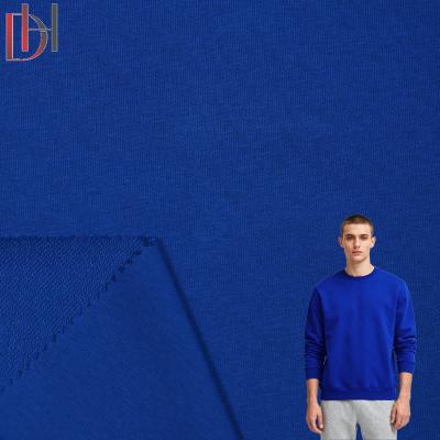 China Cotton Spandex Hooded Shirt Fabric Soft Breathable Organic Knitted Tricot Jersey Fabric for sale