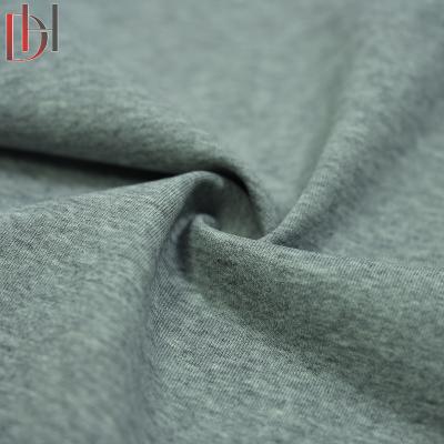 China Hot Customizable Organic Knitted Tricot Cotton Spandex Jersey Fabric for Hooded Shirt Sweatshirt for sale