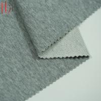 China Hot Customizable Organic Knitted Tricot Cotton Spandex Jersey Fabric for Hooded Shirt Sweatshirt for sale