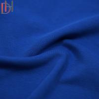 China ODM Customized High-quality Organic Jersey Fabric 280GSM Blue French Wool Knitted Pullover Sweatshirt Factory for sale