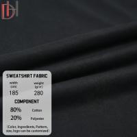 China ODM Customized High-quality Cotton Clothing 280GSM Knitting Uniform Cotton Hooded Shirt Sweatshirt Textile Fabric Manufacture for sale