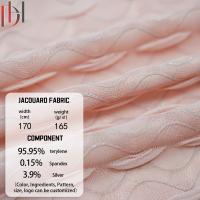 China High End Jacquard Fabric 95% Polyester Custom Made Yarn Dyed Pattern For Dress for sale