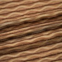 China 100% Polyester Jacquard Clothing Fabric , Polyester Brown Jacquard Mesh Fabric for sale