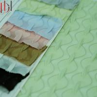 China Wholesale Custom Made Jacquard Fabric Diverse Mixed Fabric Genre Green Dress Fabric for sale