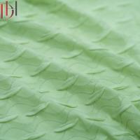 China Wholesale Custom Made Jacquard Fabric Diverse Mixed Fabric Genre Green Dress Fabric for sale