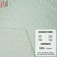 China Custom Breathable Eco-Friendly Lightweight Polyester Jacquard Fabric for sale
