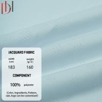 China High End Jacquard Knitted Fabric Soft Shirt Sport Jacquard Textile Fabrics for sale